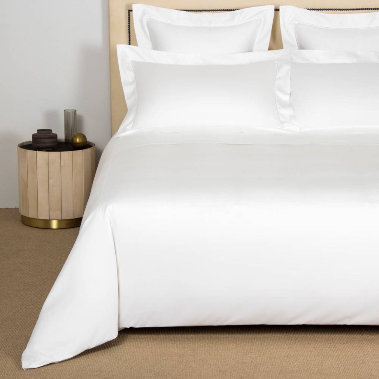 Frette Σετ σεντονια 270Χ320εκ. με 2 μαξιλαροθηκες 51Χ71εκ. χρώμα milk ...